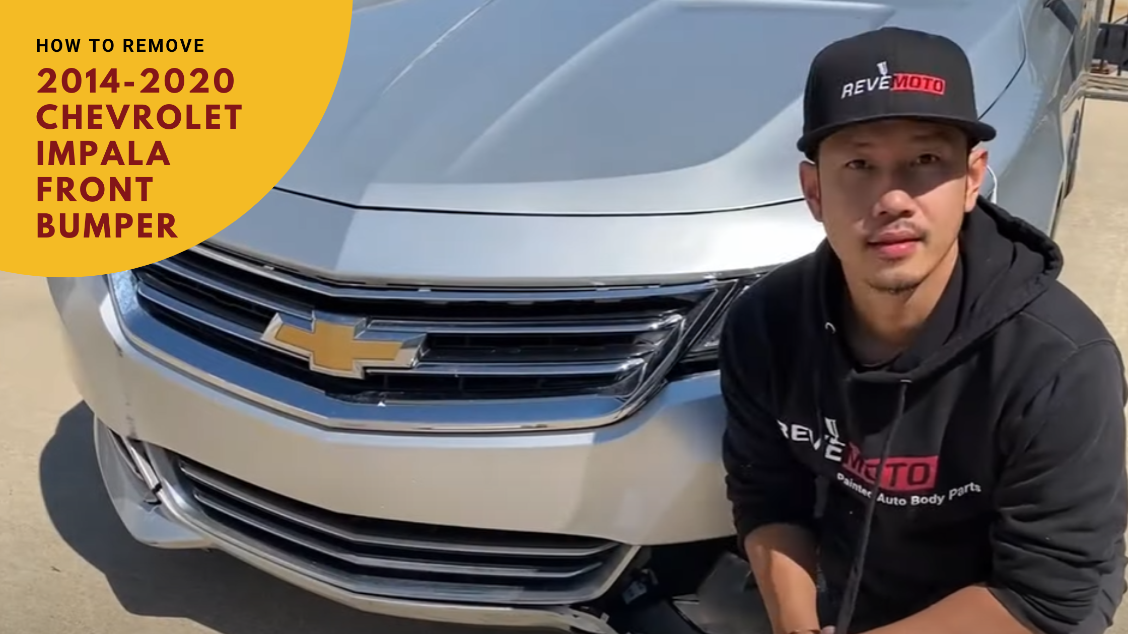 How to Remove a 2014-2020 Chevrolet Impala Front Bumper - ReveMoto