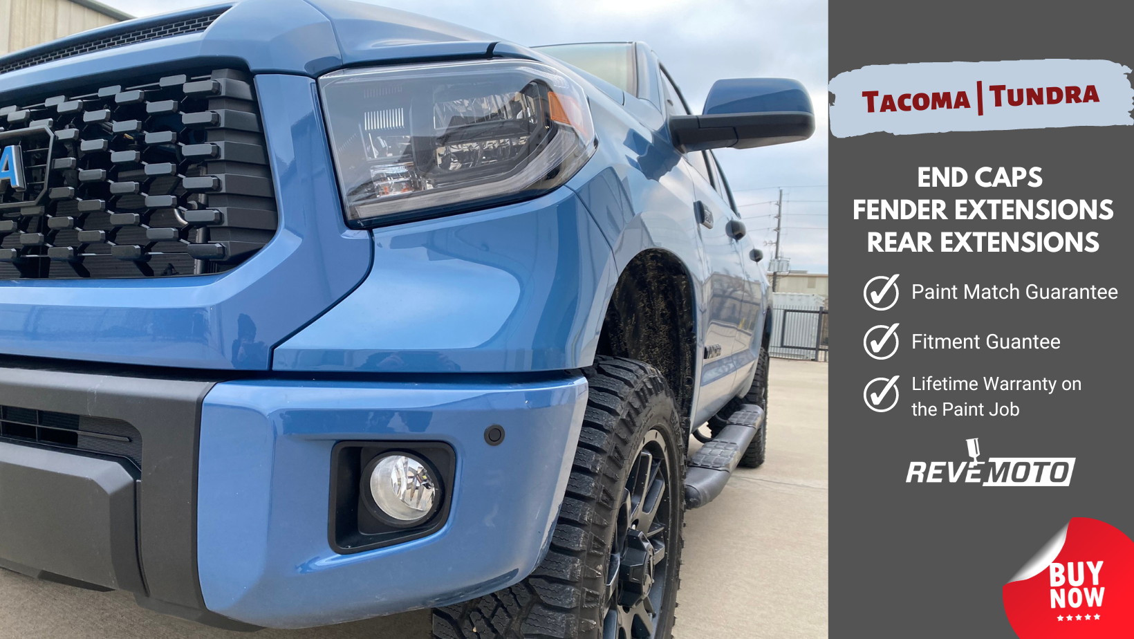 Toyota Painted Bumper End Caps – ReveMoto