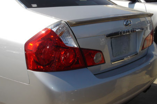 2008 Infiniti M35/45 Spoiler Painted (Lip-Mount, No Light) - ReveMoto