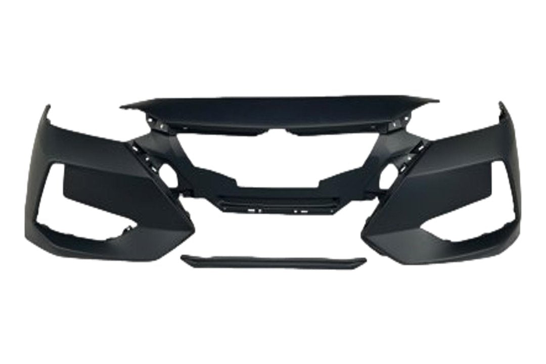 2020-2022 Nissan Sentra Front Bumper Painted (S/SV Models) - ReveMoto