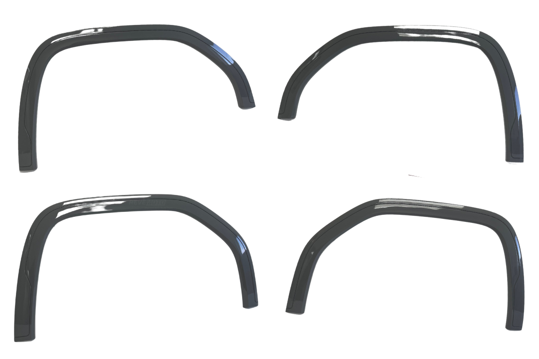 2021-2025 GMC Sierra Fender Flare Painted (1500 | Set of 4 | WITH: AT4X ...