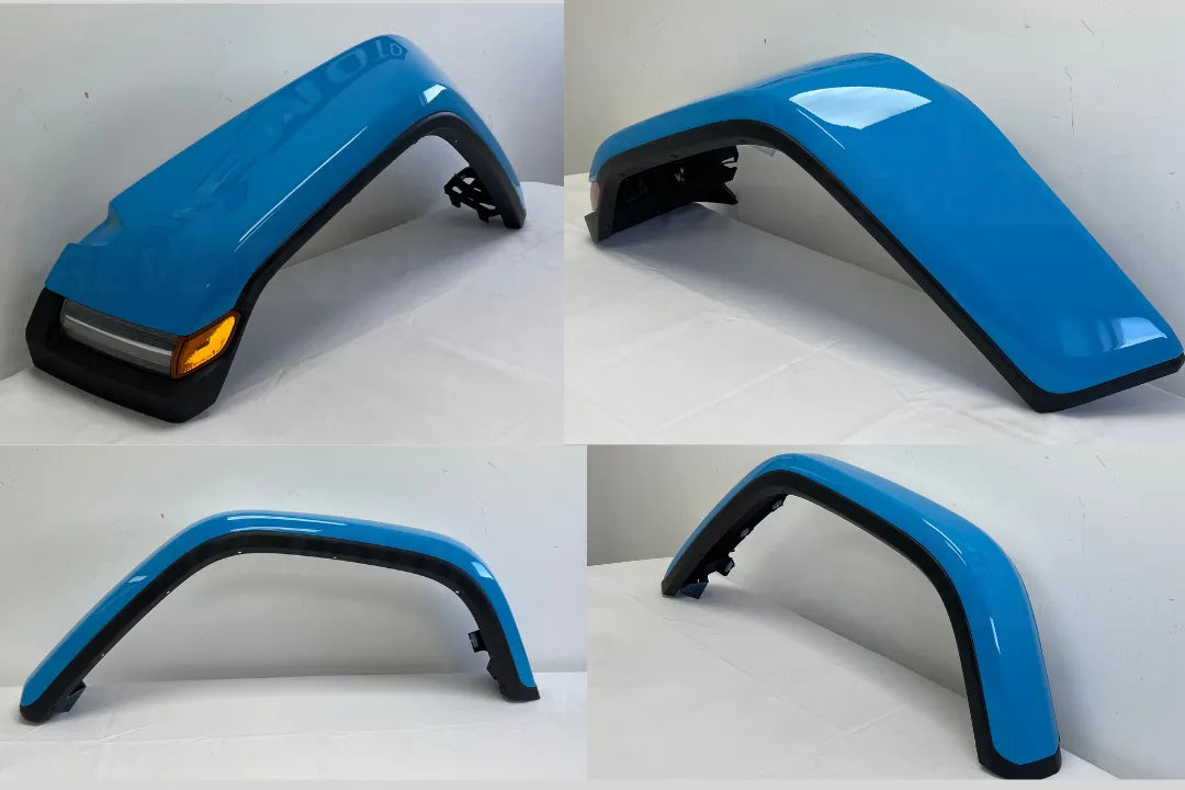 2018-2026 Jeep Wrangler Painted Fender Flare Conversion (Set of 4 ...