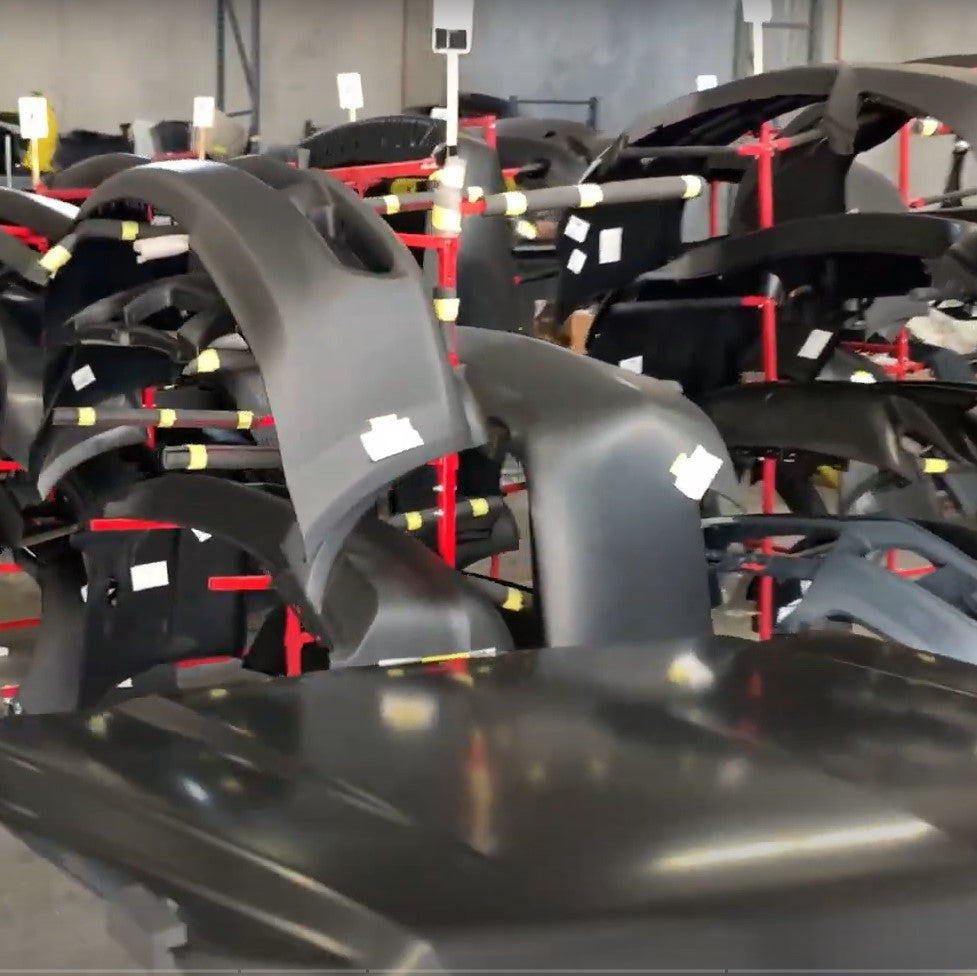 Processing & Preparing Painted Car Parts at ReveMoto