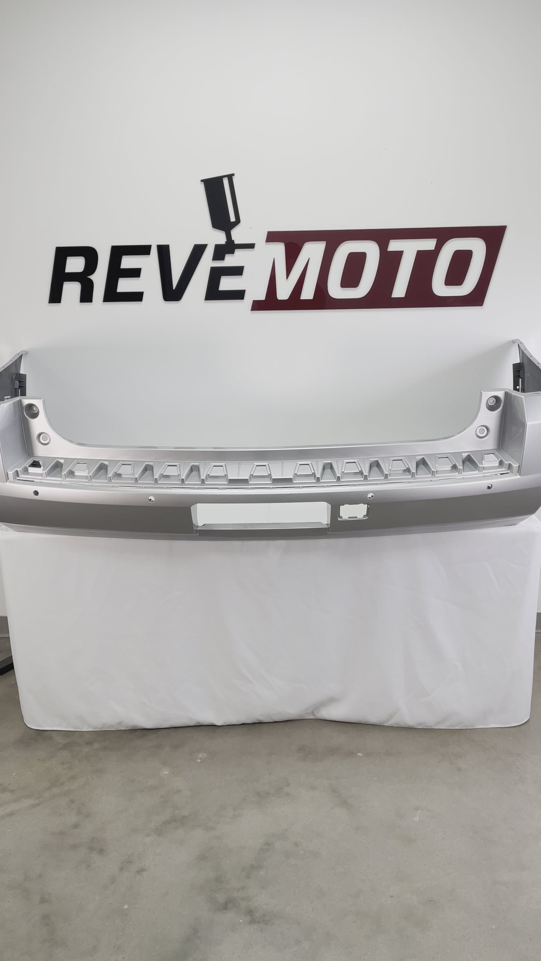 2017-2020 Chevrolet Suburban Rear Bumper Painted (Aftermarket) - ReveMoto