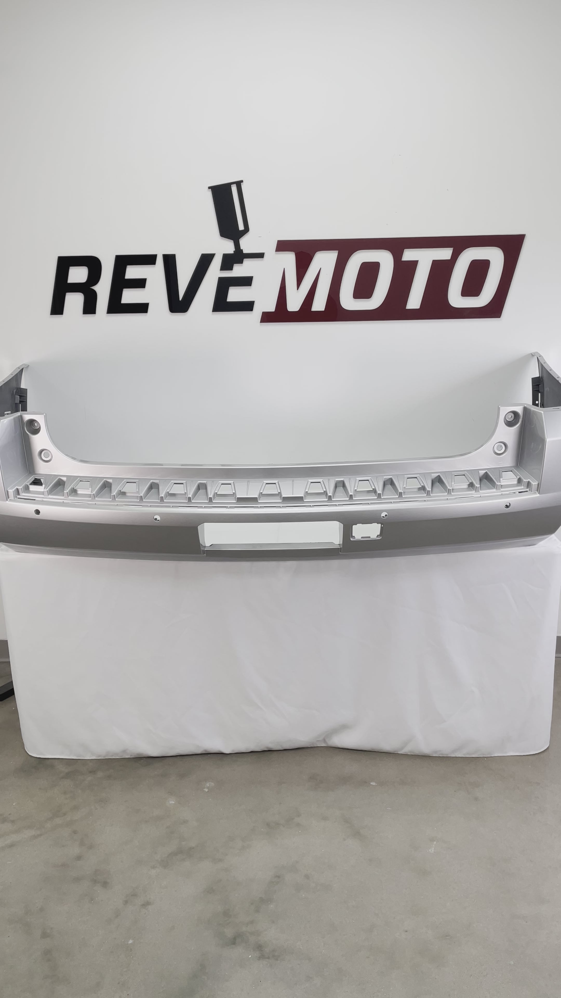 2017-2020 Chevrolet Suburban Rear Bumper Painted (Aftermarket) - ReveMoto