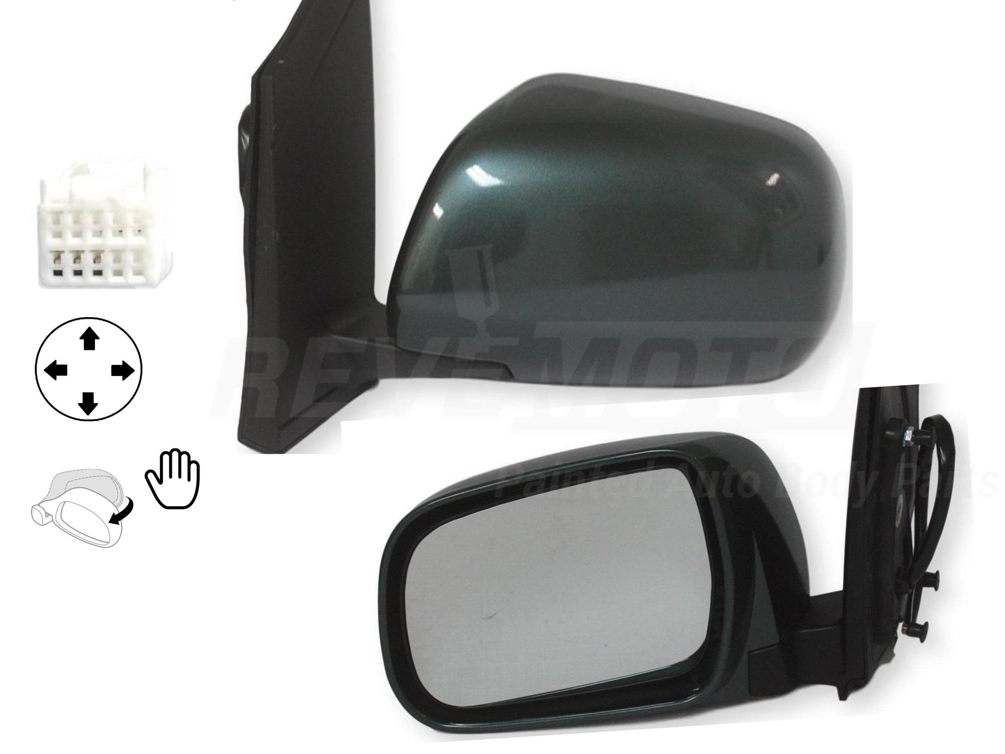 2005 Toyota Sienna Side View Mirror Painted - ReveMoto