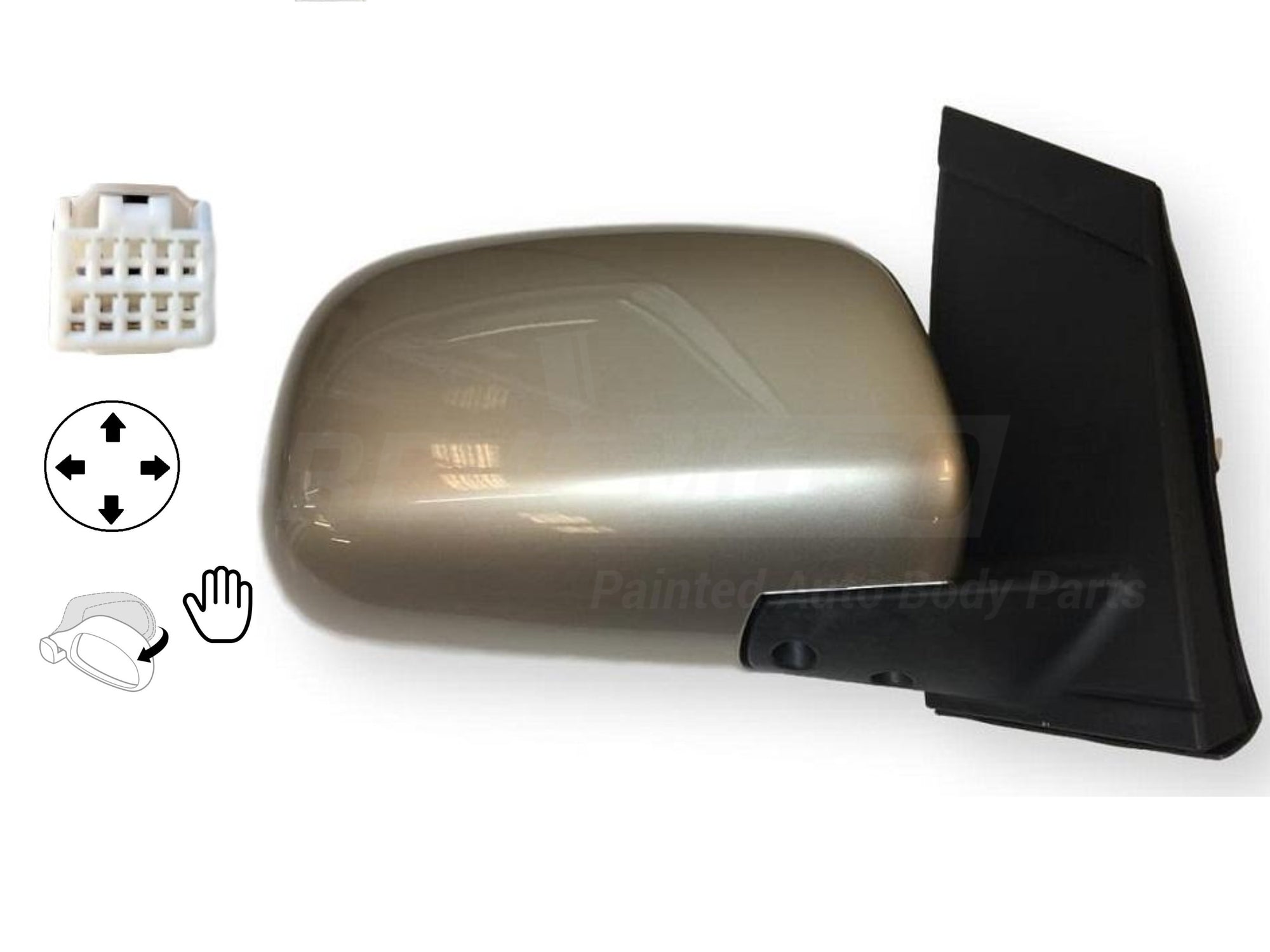2005 Toyota Sienna Side View Mirror Painted - ReveMoto