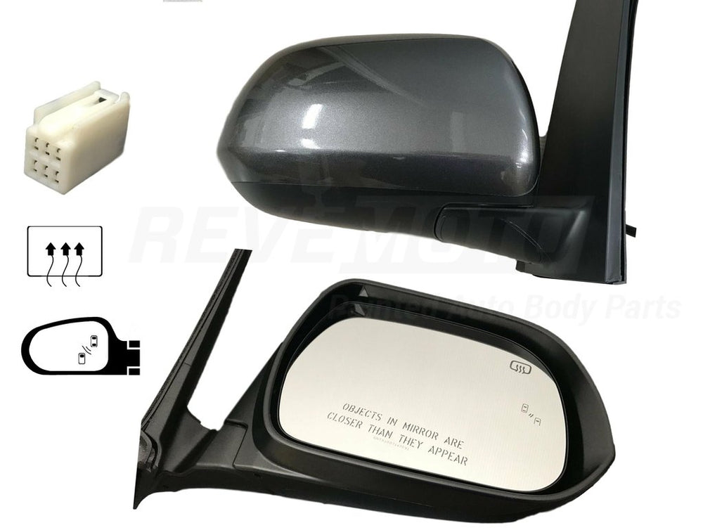 2020 Toyota Sienna Side View Mirror Painted - ReveMoto