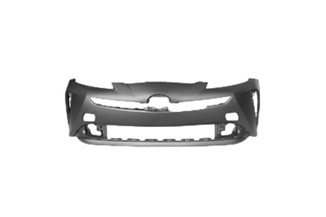 2019-2022 Toyota Prius Front Bumper Painted (WITHOUT: Park Assist ...
