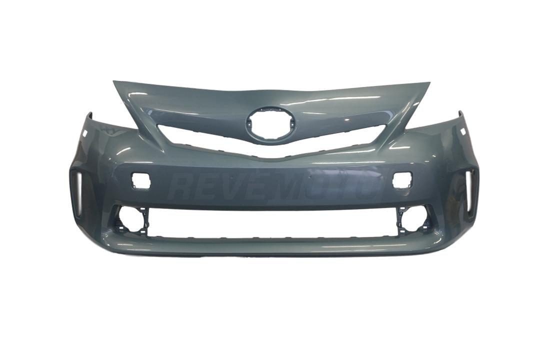 2012-2014 Toyota Prius V Front Bumper Painted (WITHOUT: Park Assist ...