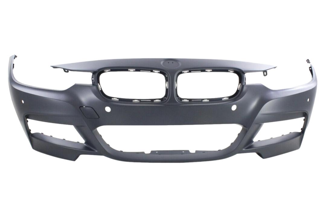 2013-2018 BMW 3-Series Front Bumper Painted (OEM | WITH: Camera) - ReveMoto